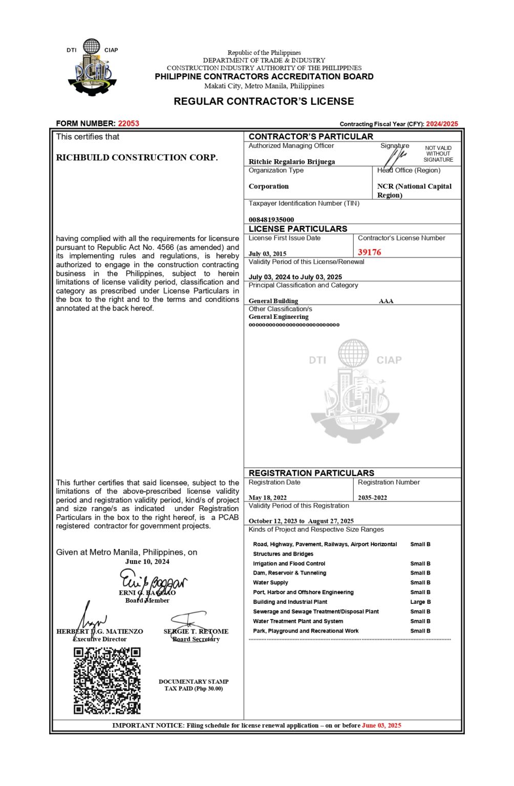 RichBuild Construction Corporation